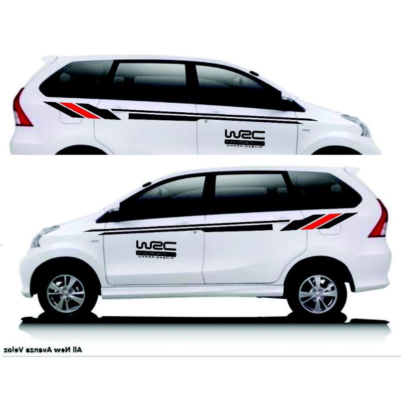 Jual stiker mobil Toyota Avanza Xenia Sigra Innova Livina sticker ...