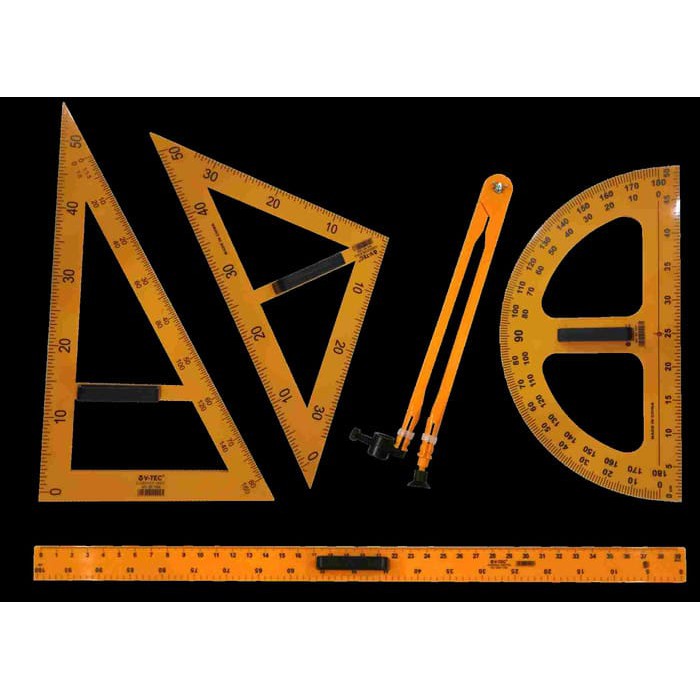 Jual penggaris segitiga sama sisi whiteboard besar satuan | Shopee ...