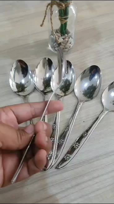 Jual GRANDE 12 PCS SENDOK GARPU MAKAN STAINLESS STEEL LUSINAN TEBAL ...