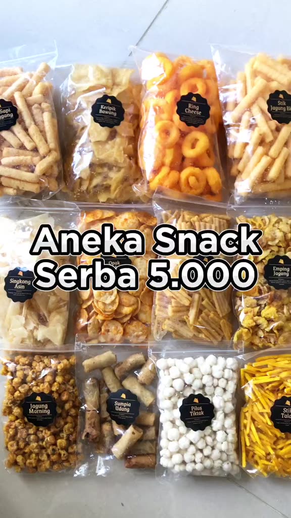Jual [DELISH SNACKS] Aneka Snack Serba 5.000 / Cemilan Camilan 5 Ribu ...