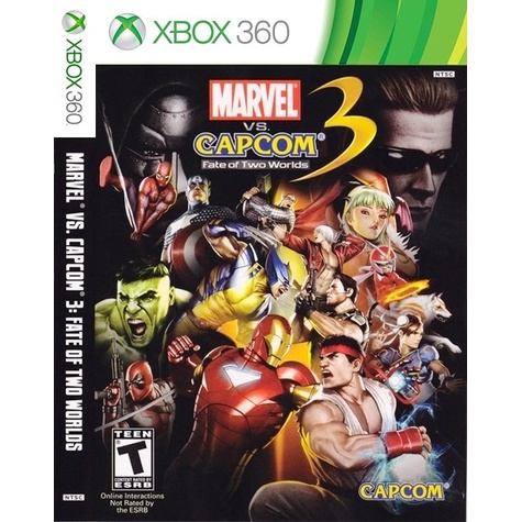 Jual Game Marvel vs Capcom 3 Fate of Two Worlds XBOX 360 for Jtag/RGH ...