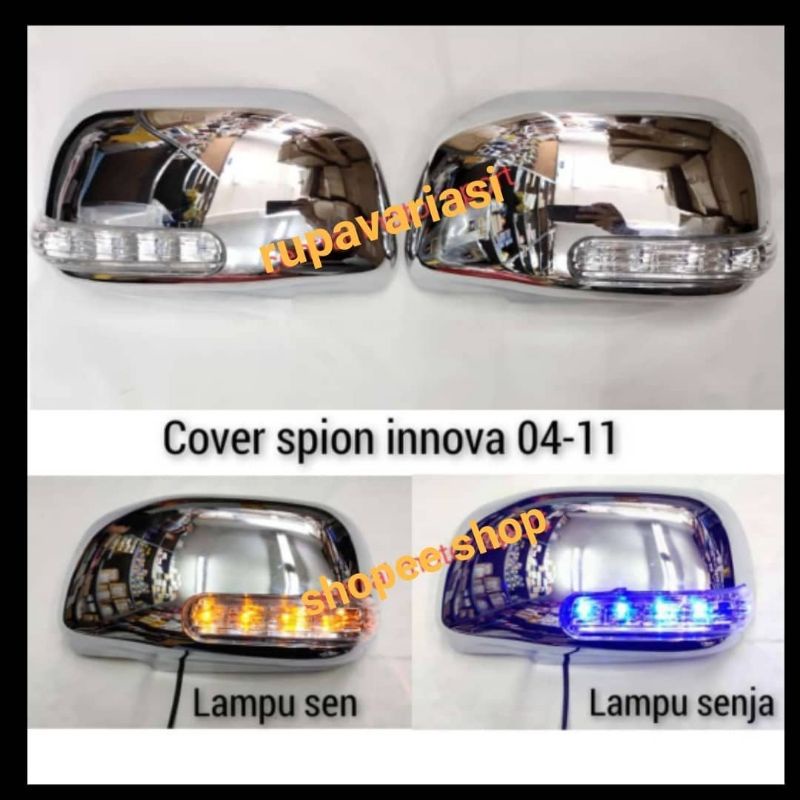 Jual cover tutup spion mobil toyota inova innova fortuner hilux lama ...