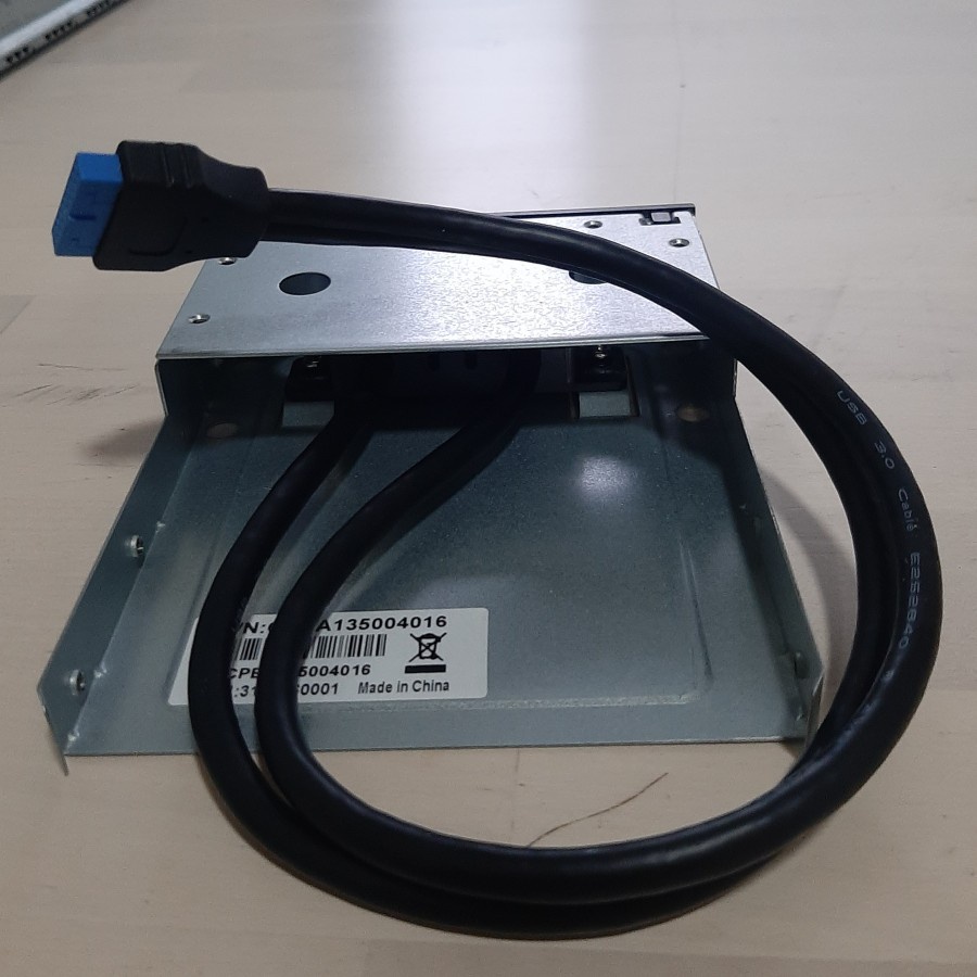 Jual USB 3.0 HUB adapter 2 port internal front panel 3.5 inch for PC ...