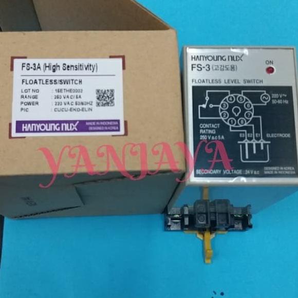 Jual Floatless lewel switch FS-3A hanyoung/floatless switch hanyoung ...
