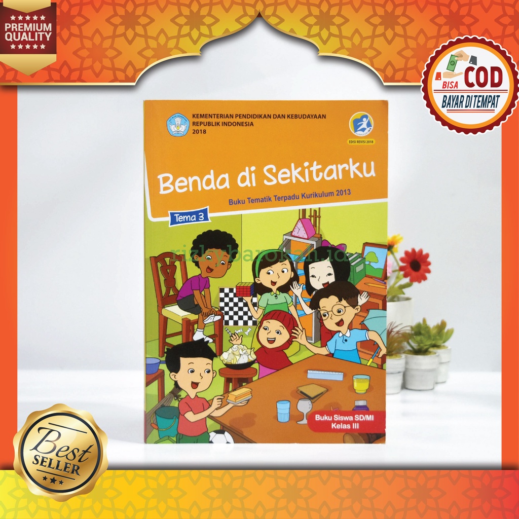 Jual BUKU SISWA Kelas 3 III SD MI Tema 3 BENDA DI SEKITARKU Semester 1 Buku Tematik Terpadu ...