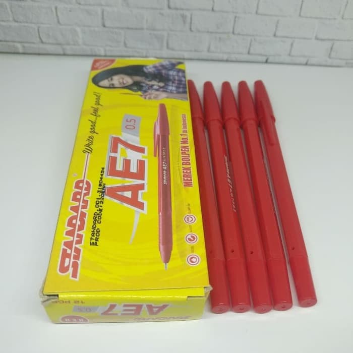 Jual STANDARD PENA AE7 4PCS | Shopee Indonesia