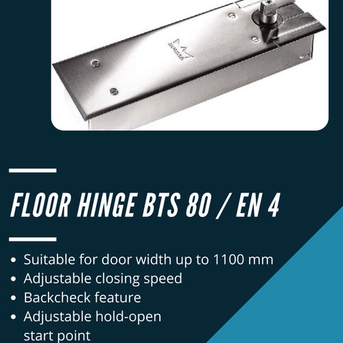 Jual PERTUKANGAN MATERIAL BANGUNAN FLOOR HINGE DORMA BTS80 BTS 80 / EN ...