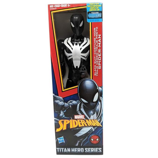 Jual MARVEL SpiderMan Titan Hero FX Series Black Suit SpiderMan Figure ...