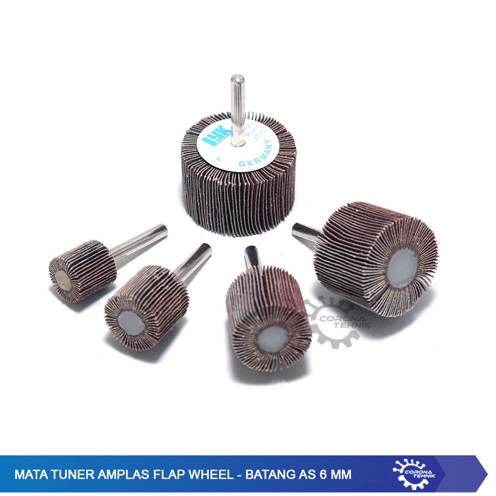 Jual Flap Wheel Mata Tuner Amplas - Batang As 6 mm | Shopee Indonesia