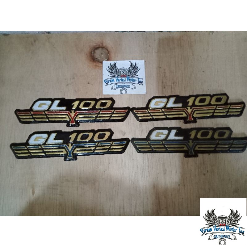 Jual emblem GL 100 full kuningan | Shopee Indonesia