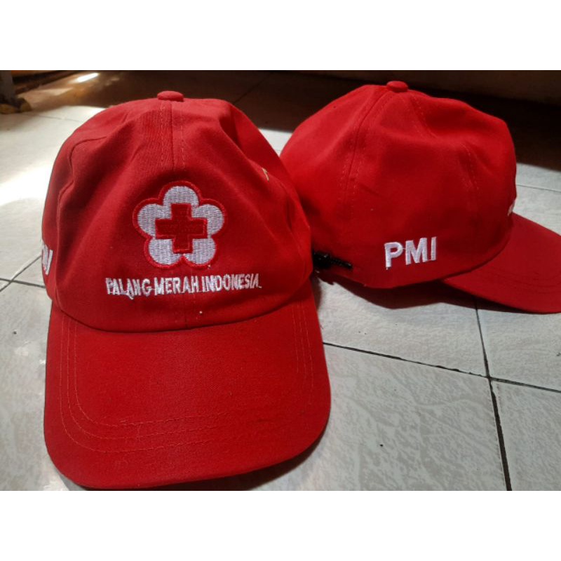 Jual topi komando / topi PMI dan PMR merah wira / madya | Shopee Indonesia