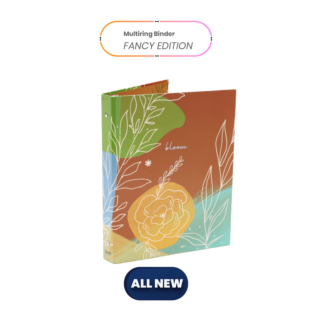 Jual Bantex Binder B5 25mm 26 Ring Fancy Bloom 1328 53 | Shopee Indonesia