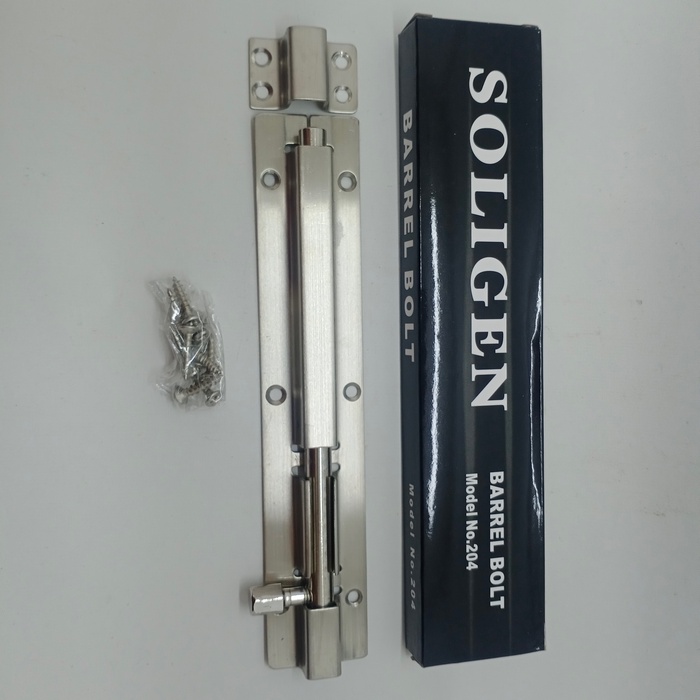 Jual SOLIGEN grendel selot jendela pintu stainless 8 inch / 8" | Shopee ...