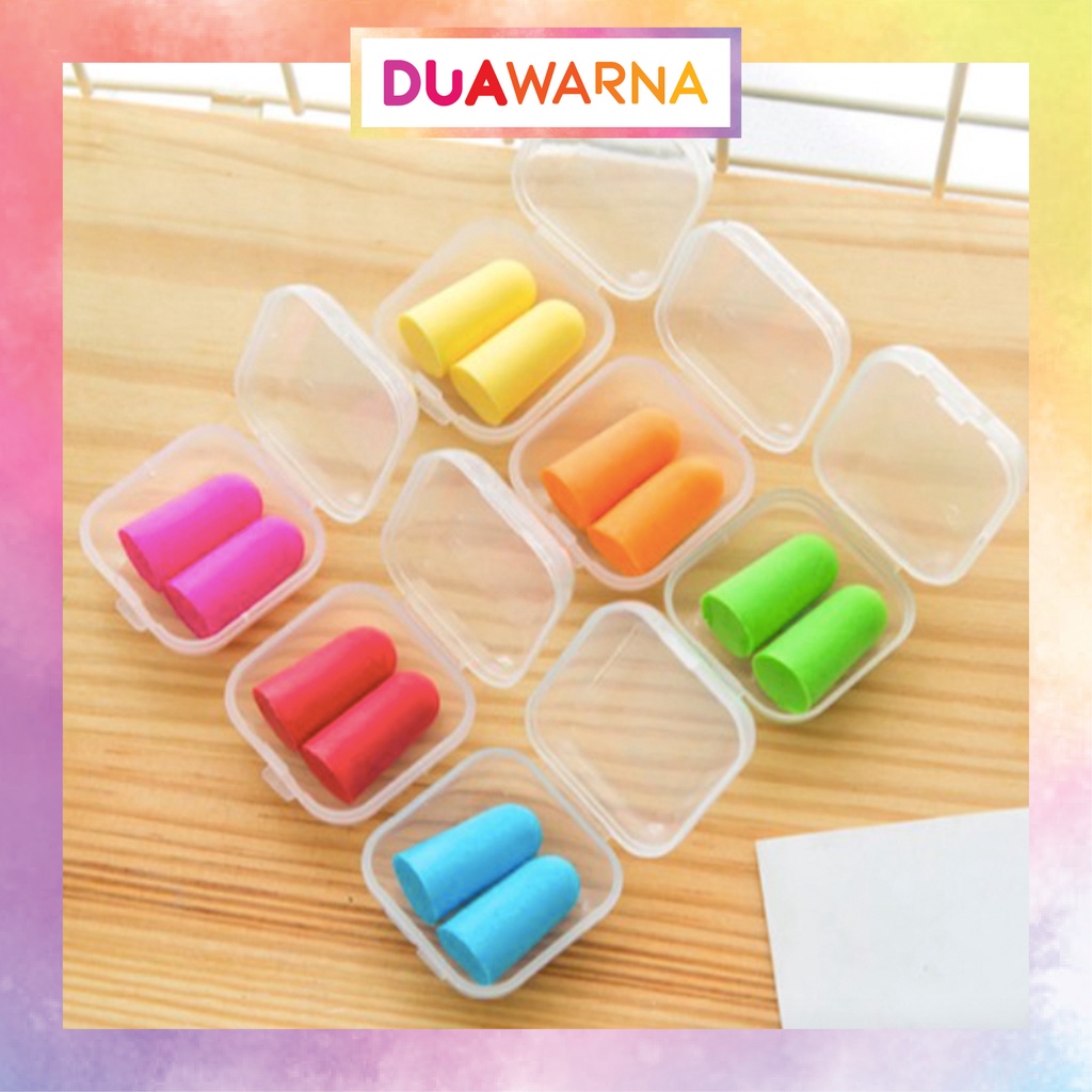 Jual DuaWarna Penutup Telinga Earplug Alat Sumbat Penyumbat Penutup ...