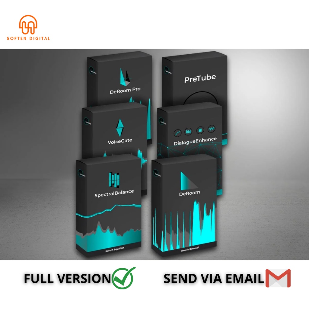 Jual Intelligent Audio Tools Accentize Complete Bundle VST Plugins focus on speech enhancing and ...