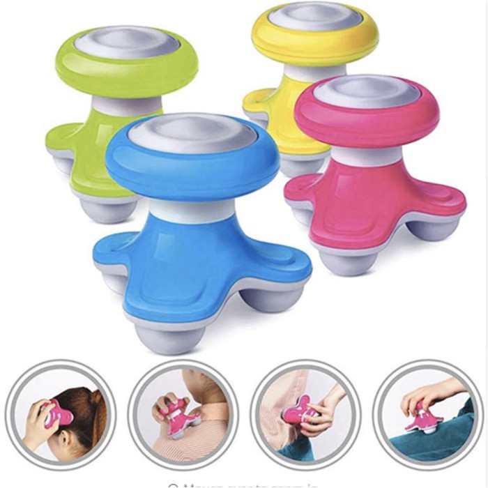 Jual Alat Pijat MIMO Mini Portable Massager Elektrik USB Refleksi Pijit ...