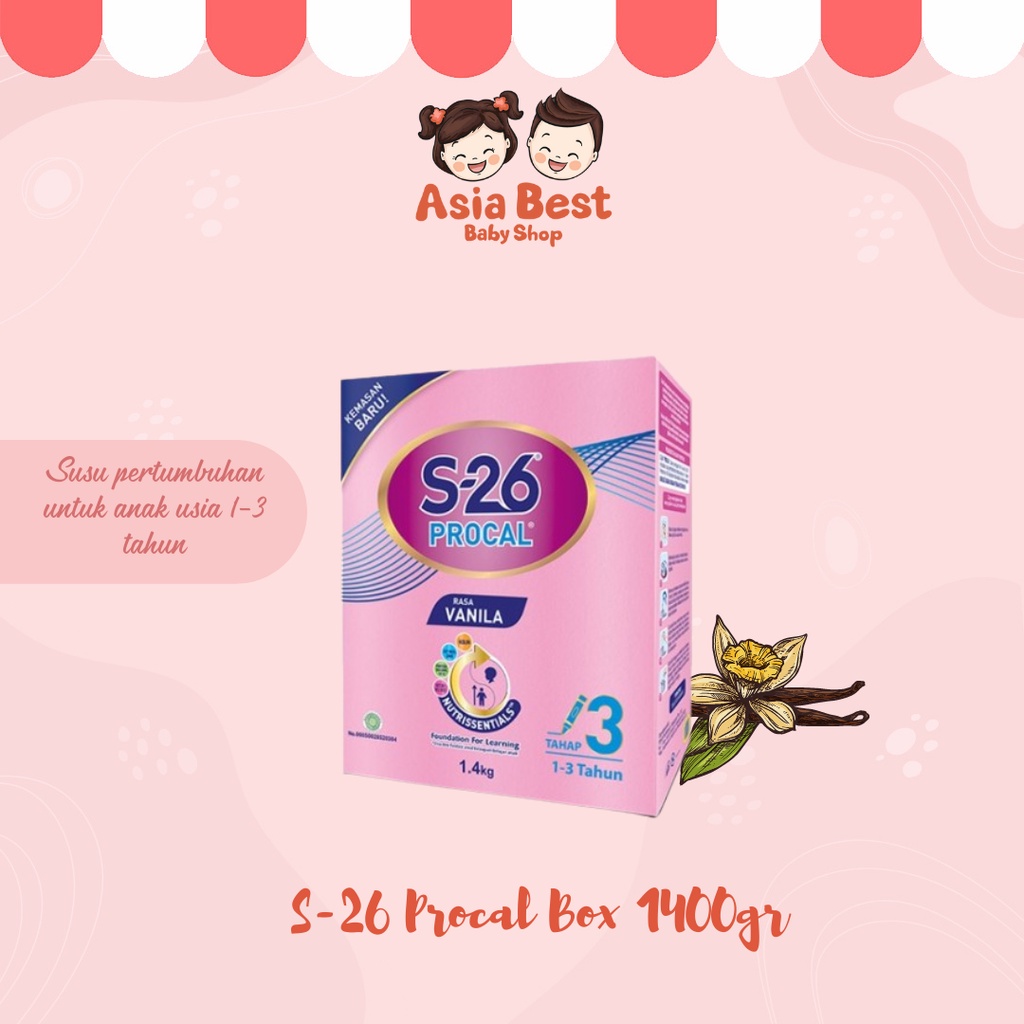 Jual S26 Procal TAHAP 3 REGULAR Box 1400 gr / susu pertumbuhan anak ...