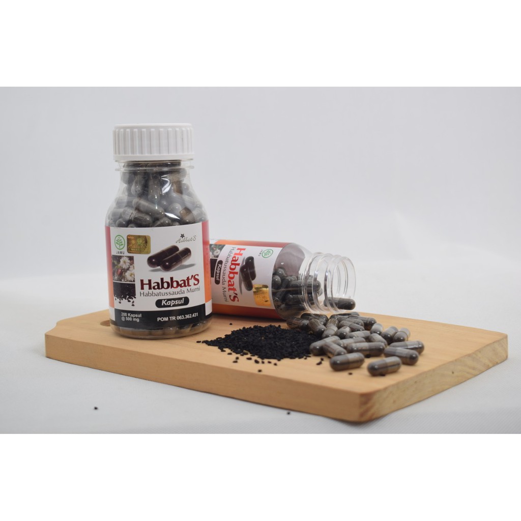 Jual Habbats Kapsul Murni Serbuk Habbatussauda Suplemen Herbal ...