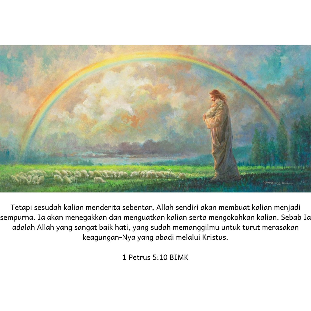 Jual Mini Poster Seri Tuhan Yesus/ Walldecor Tuhan Yesus/ Hiasan ...