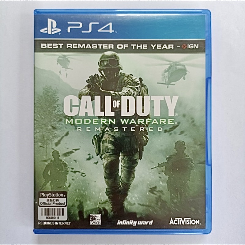 Jual Call of Duty Modern Warfare Remastered Ps4 Ps5 Game Playstation 4 ...