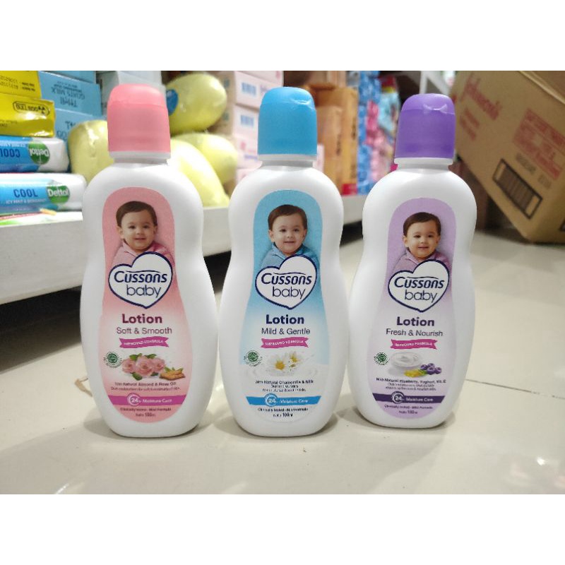 Jual Cussons baby lotion soft & smooth 100ml / hand body lotion bayi ...