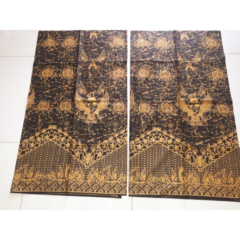 Jual Kain Batik katun jk bledak Solo motif Garuda Pancasila | Shopee ...