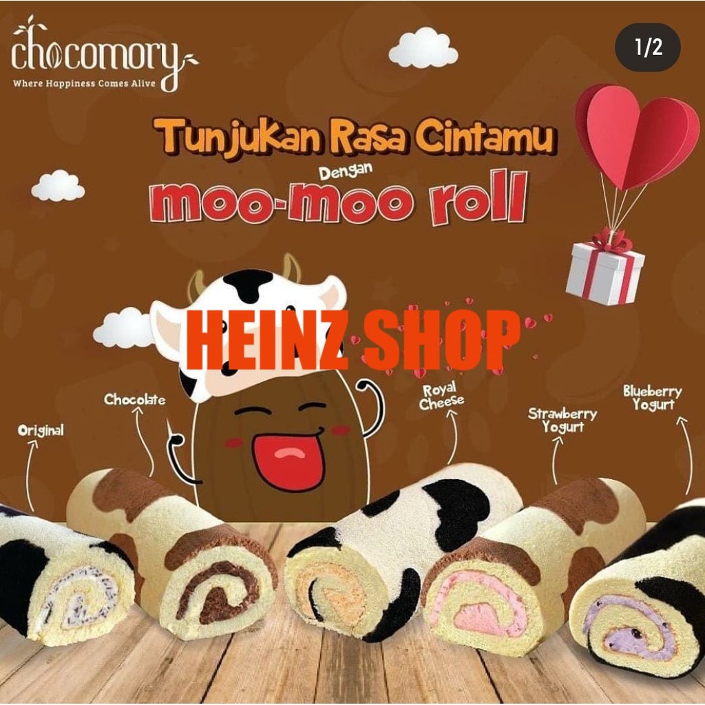 Jual BOLU MOO MOO ROLL CHOCOMORY CIMORY CHOCOMORY MOO MOO ROLL CIMORY ...