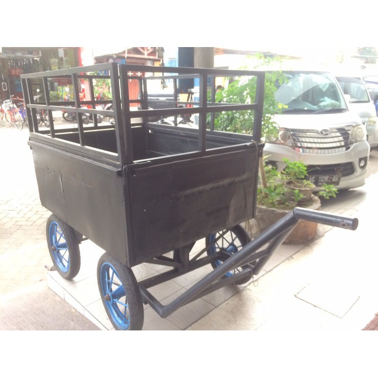 Jual gerobak motor gerobak tosa bak motor 90x120cm lepas pasang ban ...