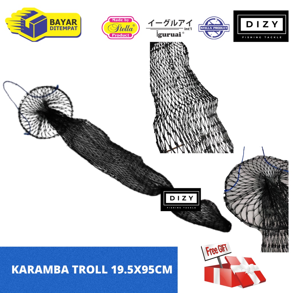 Jual Karamba pancing Koja Korang Kepis Tempat Ikan uk 95cm Bahan Nilon ...