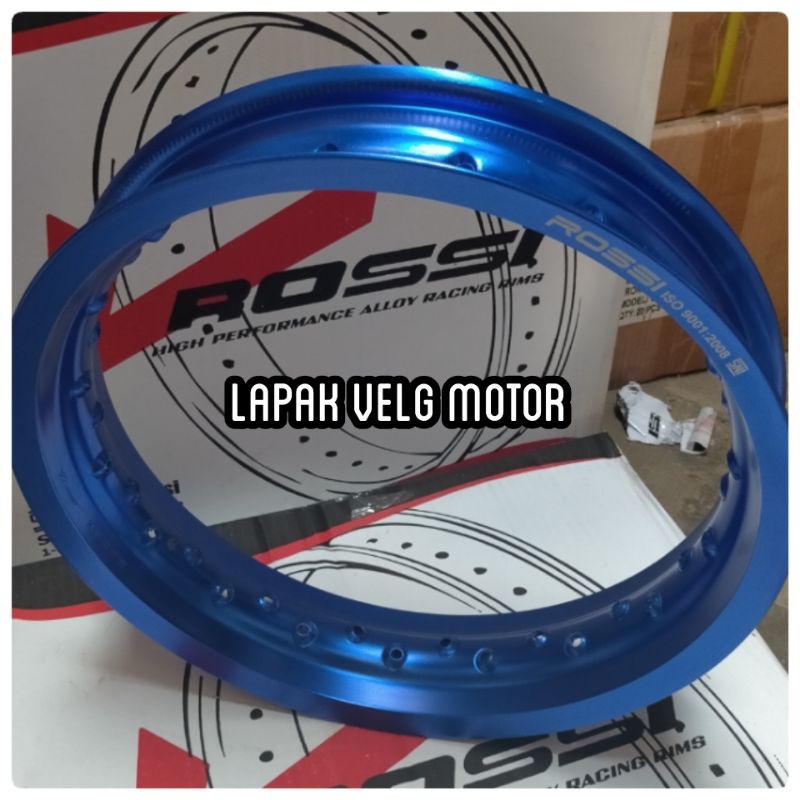 Jual velg Rossi ring 14 ukuran 2.15 warna biru(harga 1 pcs) | Shopee ...