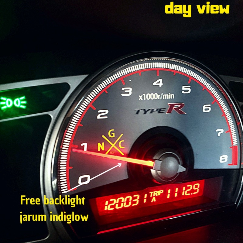 Jual panel speedometer custom civic fd special edition, custom ...