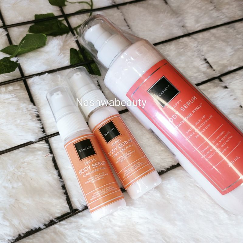 Jual Body Serum Happy Scarlett mini 20ml dan 30ml | Shopee Indonesia