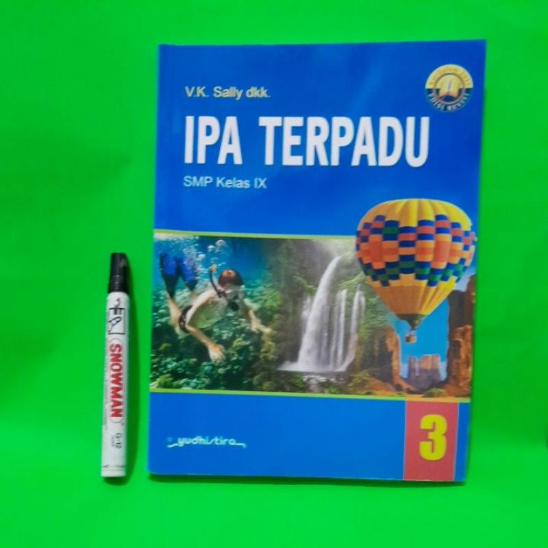 Jual Buku IPA Terpadu SMP Kelas 9 Kurikulum 2013 Edisi Revisi VK Sally ...