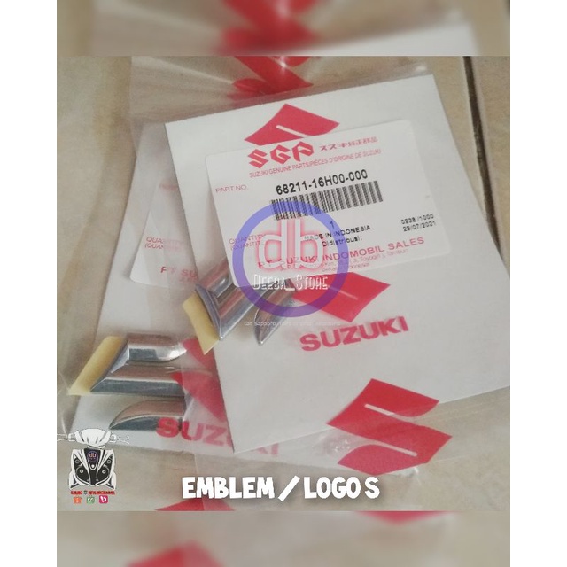 Jual Emblem Logo S Satria Fu Karbu Injeksi Nex I II Fi Spin Skywave ...