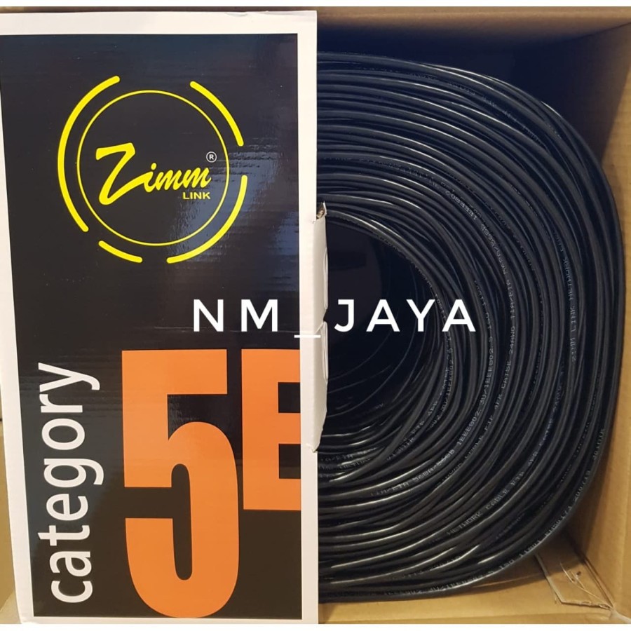 Jual Kabel Lan Outdoor FTP Cat5E 100 Meter Spectra atau Zimmlink CCA ...