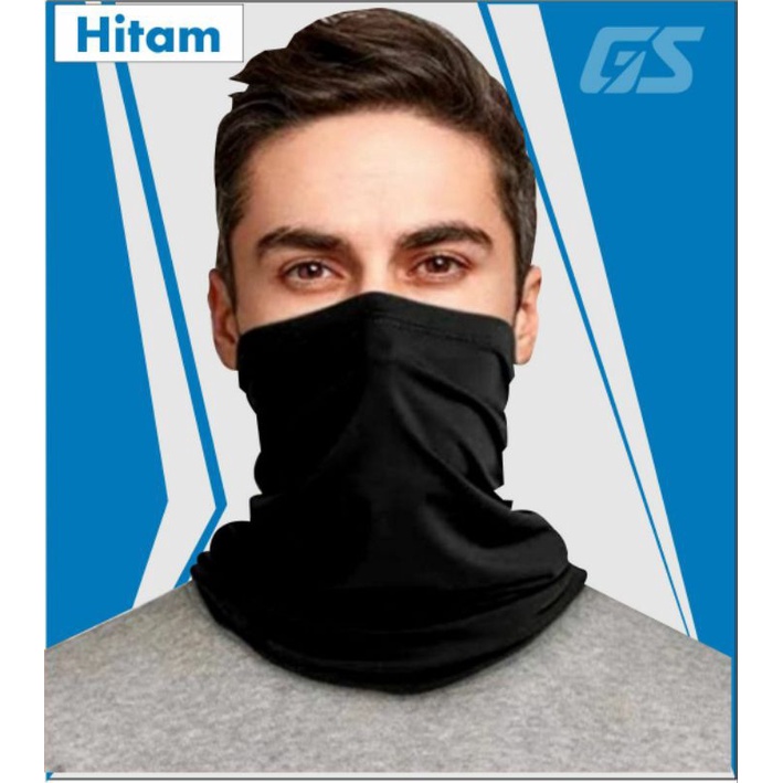 Jual Buff masker pelindung wajah anti UV polos berbagai varian warna ...