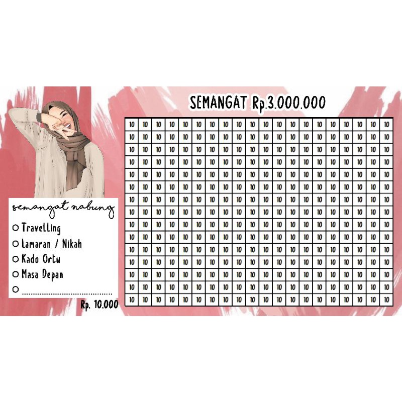 Jual STIKER CELENGAN TARGET / STIKER TABUNGAN TARGET / STIKER | Shopee ...