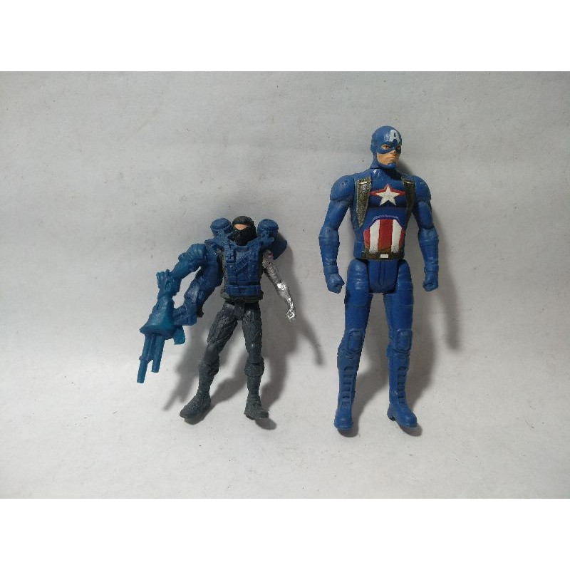 Jual Captain America Steve Rogers Avengers Hasbro Mix Winter Soldier ...