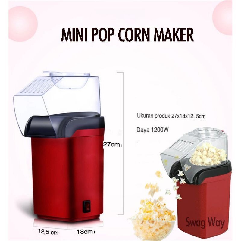 Jual Mesin Popcorn Mini Alat Pembuat Popcorn Maker Mini Popcorn ...