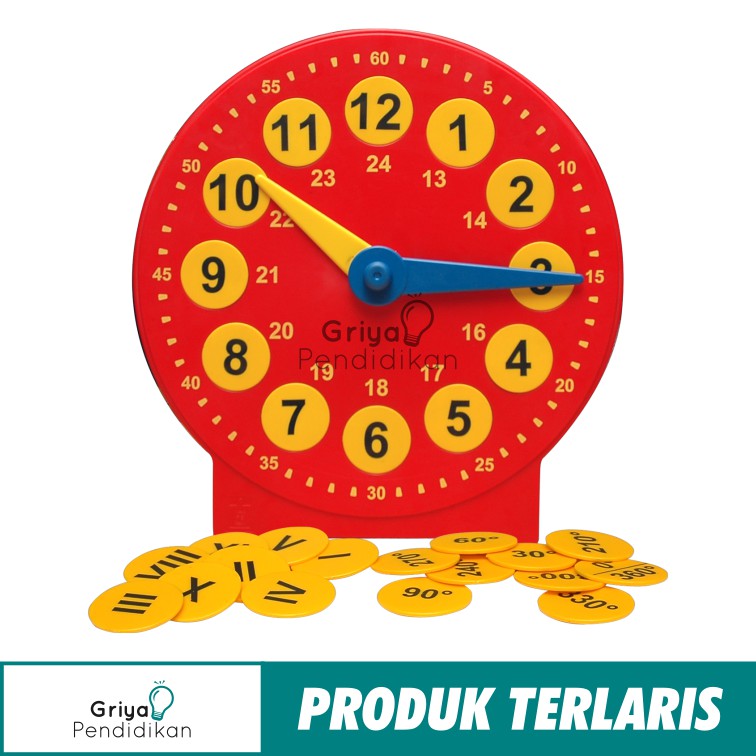 Jual Alat Peraga Matematika - Model Jam | Shopee Indonesia