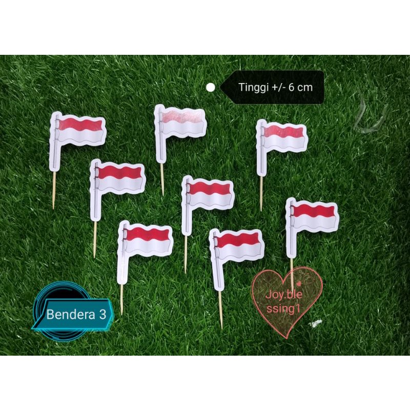 Jual TOPPER KEMERDEKAAN HUT RI BENDERA MERAH PUTIH GARUDA PER SET ...