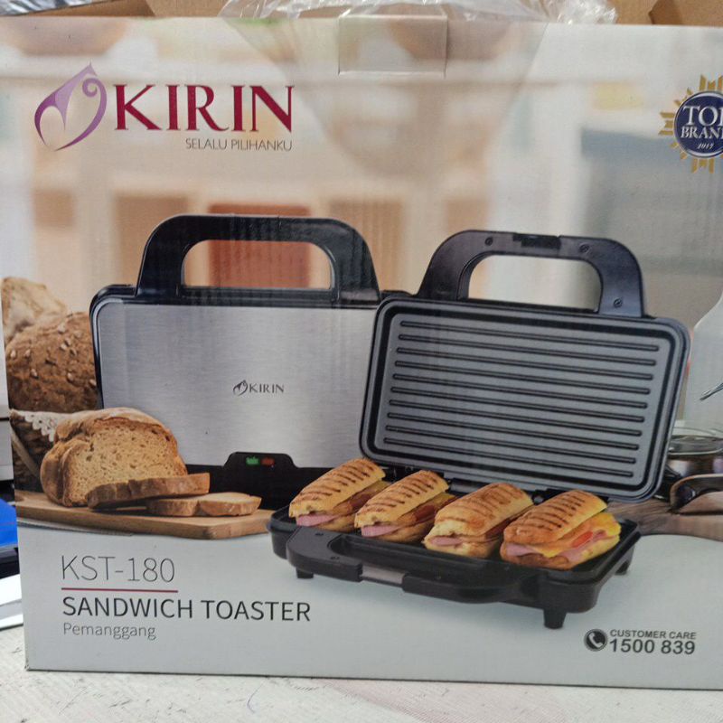 Jual sandwich toaster Kirin kst 180 garansi original | Shopee Indonesia