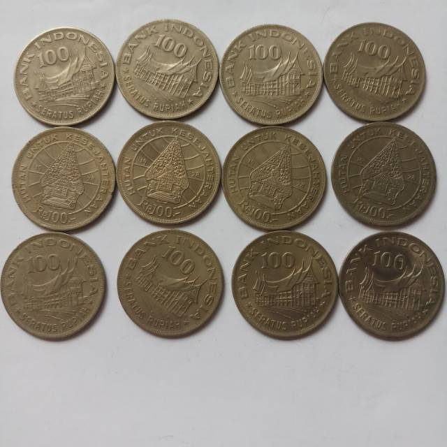 Jual Uang logam 100 rupiah wayang (minimal 5 pcs) | Shopee Indonesia