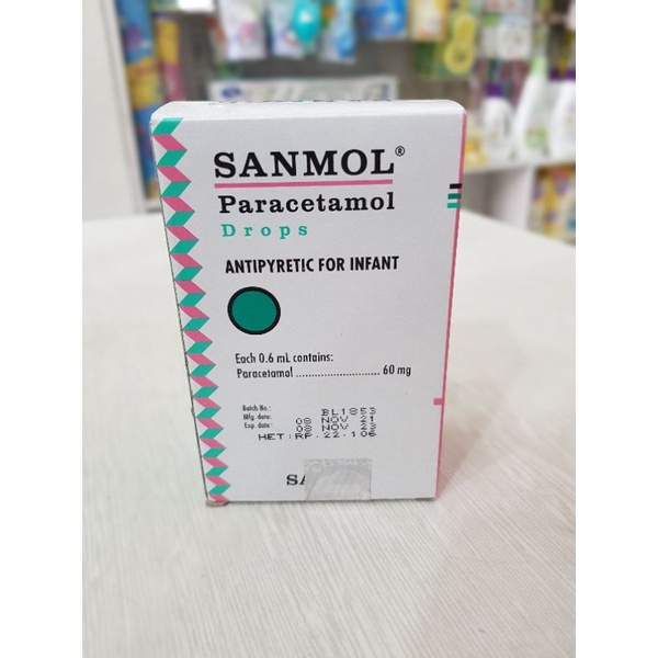 Jual Sanmol Drop Bayi 0-2 Tahun 15ml / Obat Pereda Demam Bayi / Nyeri ...