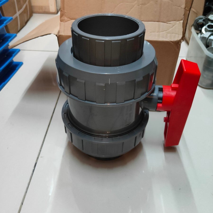Jual BALL VALVE WATER MUR PVC ZUKI 4 INCH | Shopee Indonesia