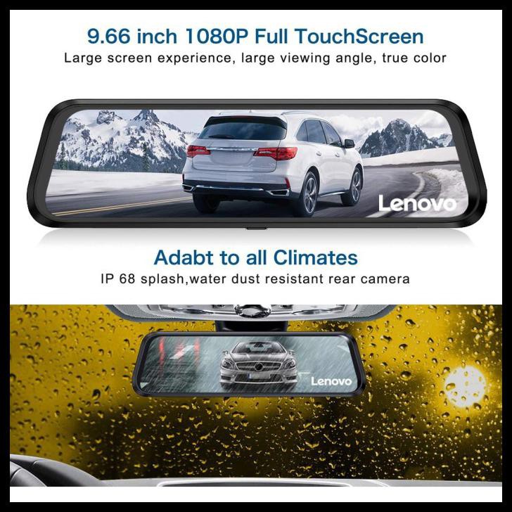 Jual DISKON Lenovo V7 AHD Dual Camera Dashcam Car DVR Camera Mobil ...