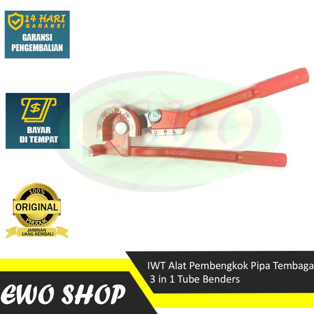 Jual IWT Alat Pembengkok Pipa Tembaga 3 in 1 Tube Benders | Shopee ...