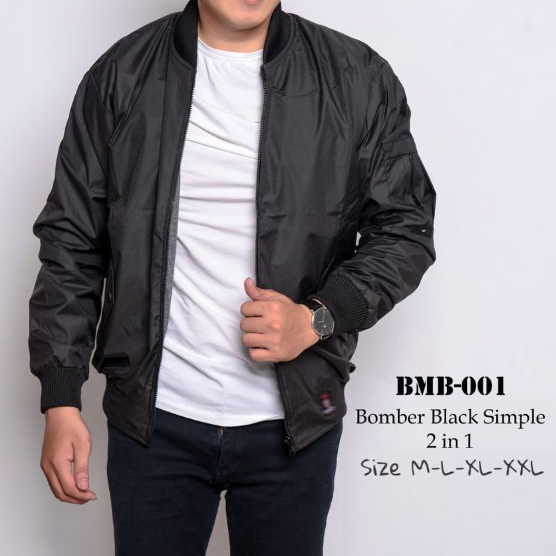 Jual Jaket Bomber Premium 2in1 Style/BOMBER HITS | Shopee Indonesia