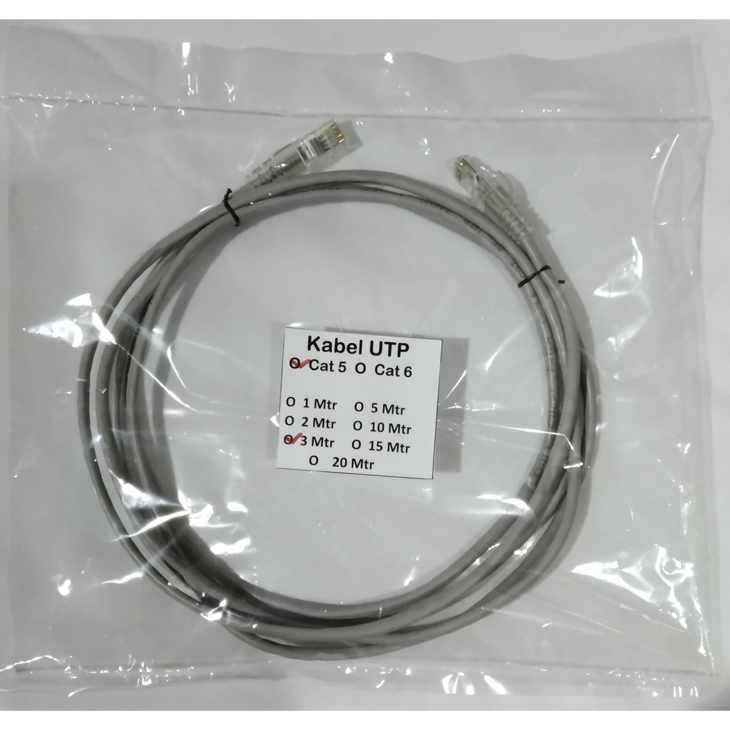 Jual Kabel Lan Cat5 3M | Shopee Indonesia