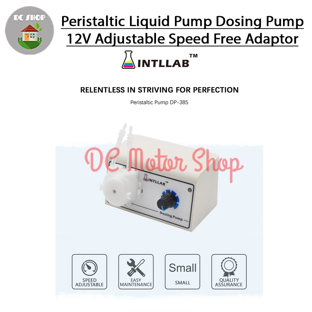 Jual Peristaltic Liquid Pump Dosing Pump 12V Adjustable Speed Free ...